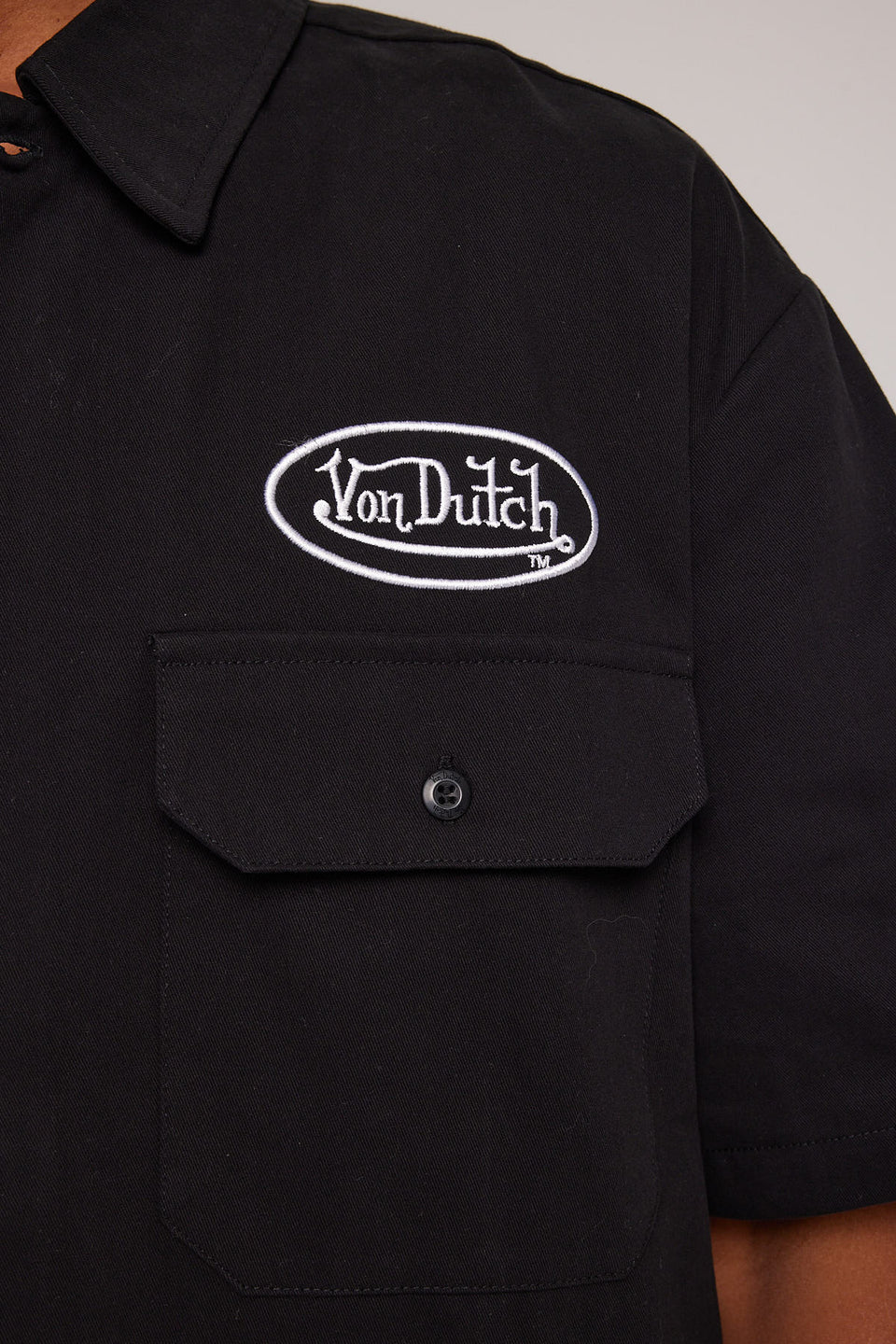 Von Dutch VD Workers Shirt Black – Universal Store