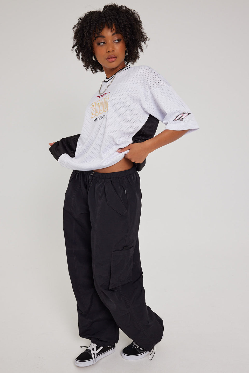 Neovision Distorted Dimension Parachute Pant Black – Universal Store