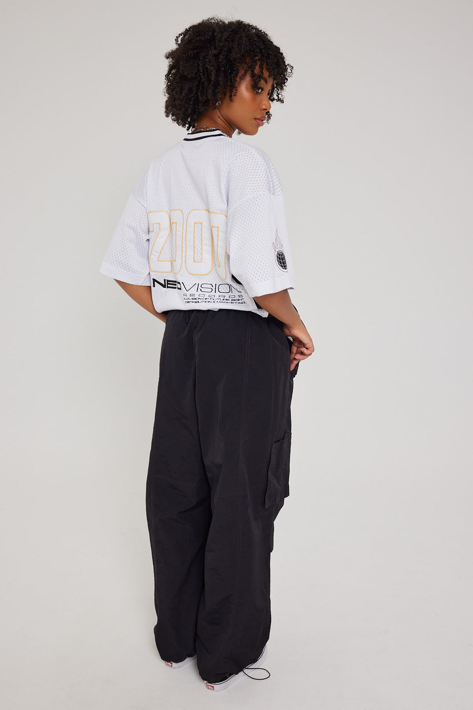 Neovision Distorted Dimension Parachute Pant Black – Universal Store