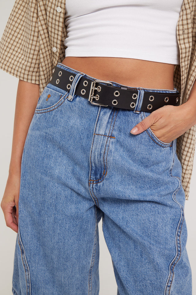 Neovision Code Eyelet Belt Black – Universal Store