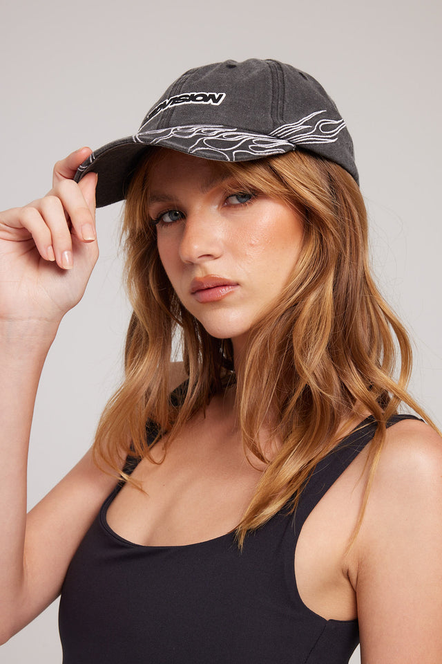 Neovision Twin Turbo Dad Cap Washed Black – Universal Store