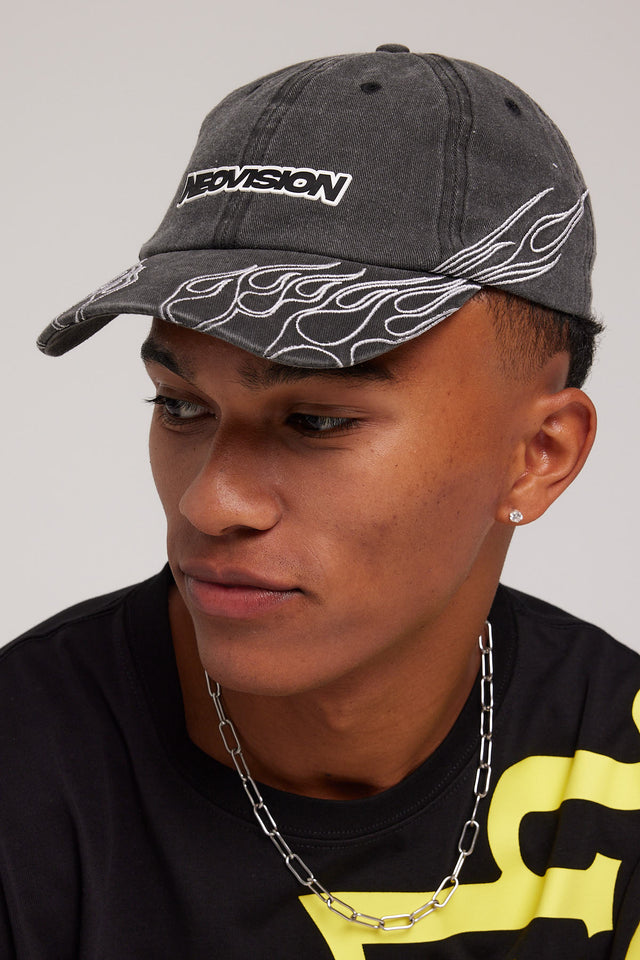 Neovision Twin Turbo Dad Cap Washed Black – Universal Store