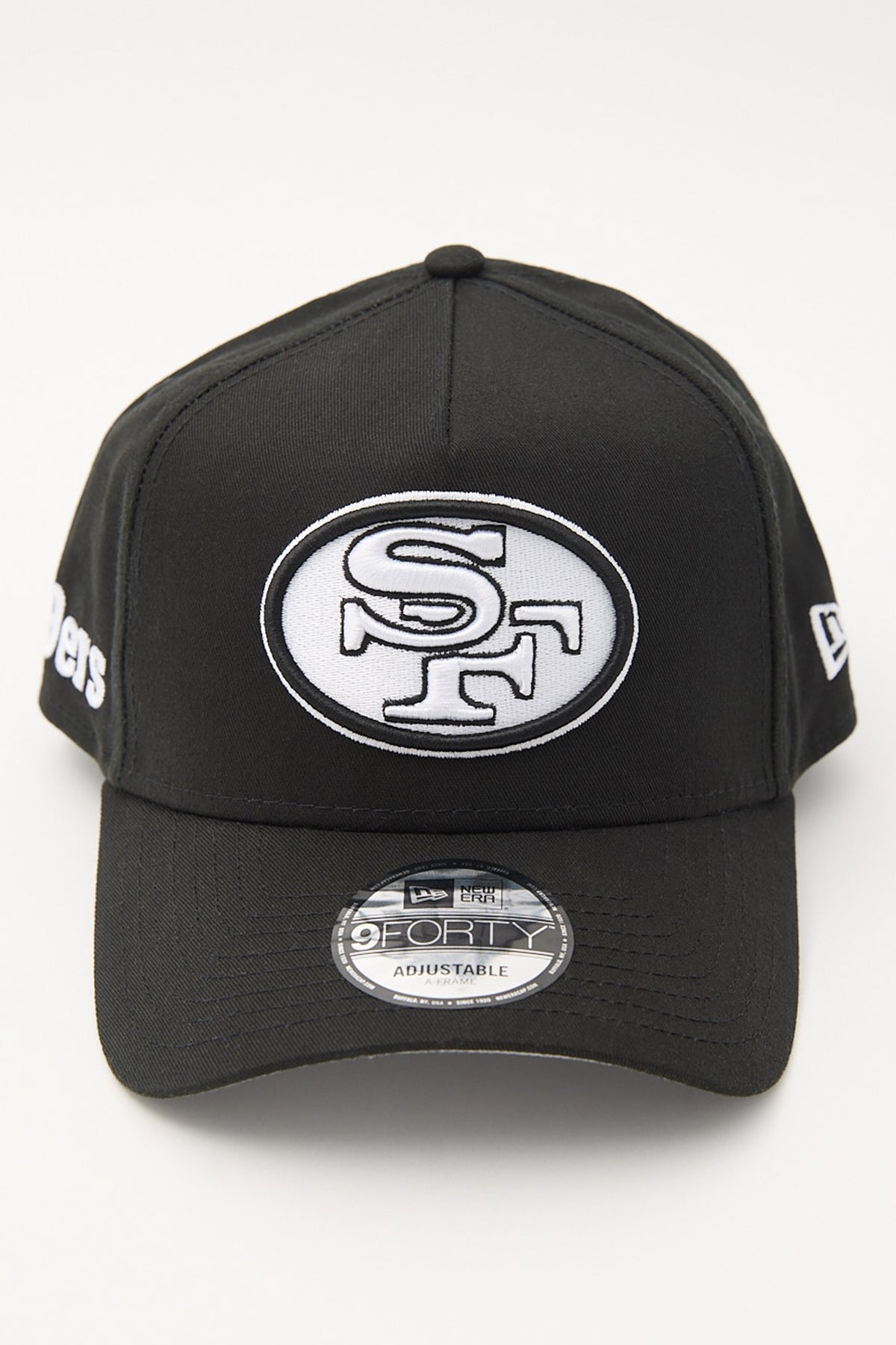 New Era 9Forty A-Frame NFL Classic Cap SF 49ers Black/White – Universal ...