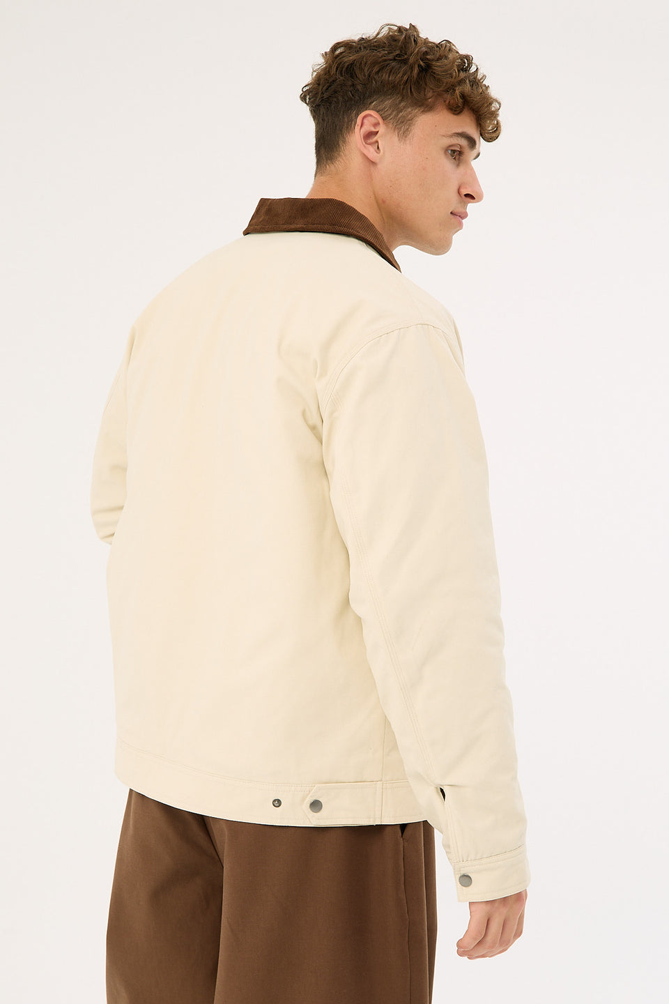 Common Need Ridgeway Harrington Jacket Off White/Brown – Universal Store