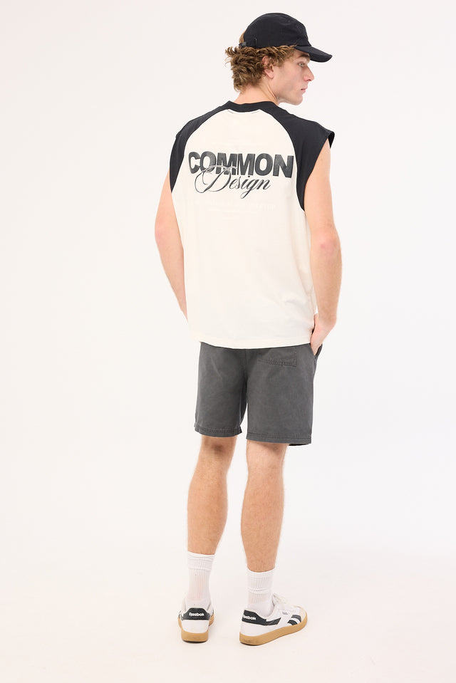Common Need Habitat Elastic Waist Short Washed Steel – Universal Store