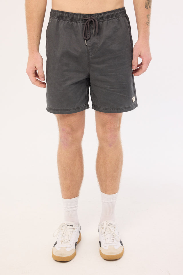 Common Need Habitat Elastic Waist Short Washed Steel – Universal Store