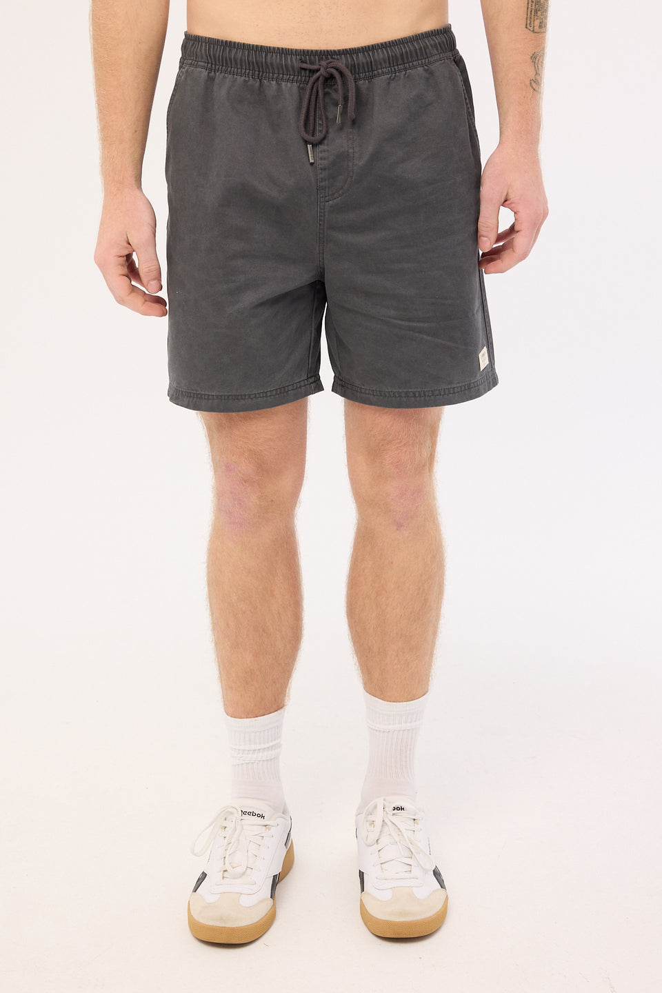 Common Need Habitat Elastic Waist Short Washed Steel – Universal Store